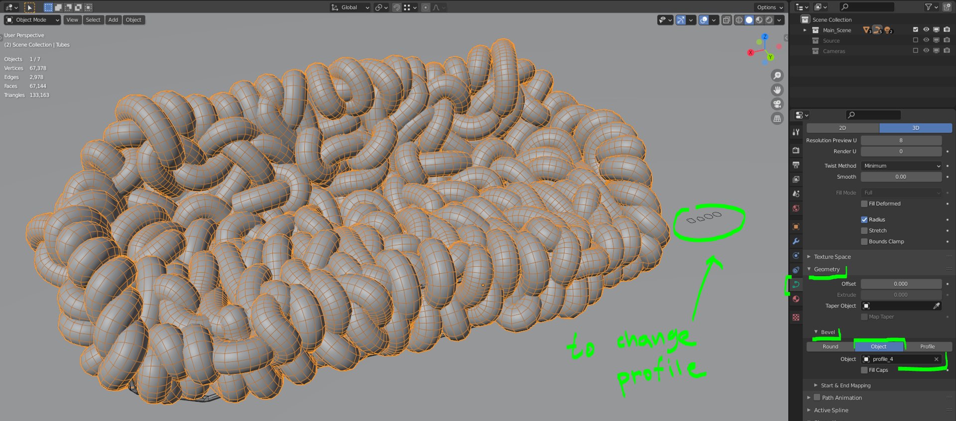 3D Couch Tube Snake - TurboSquid 1704046