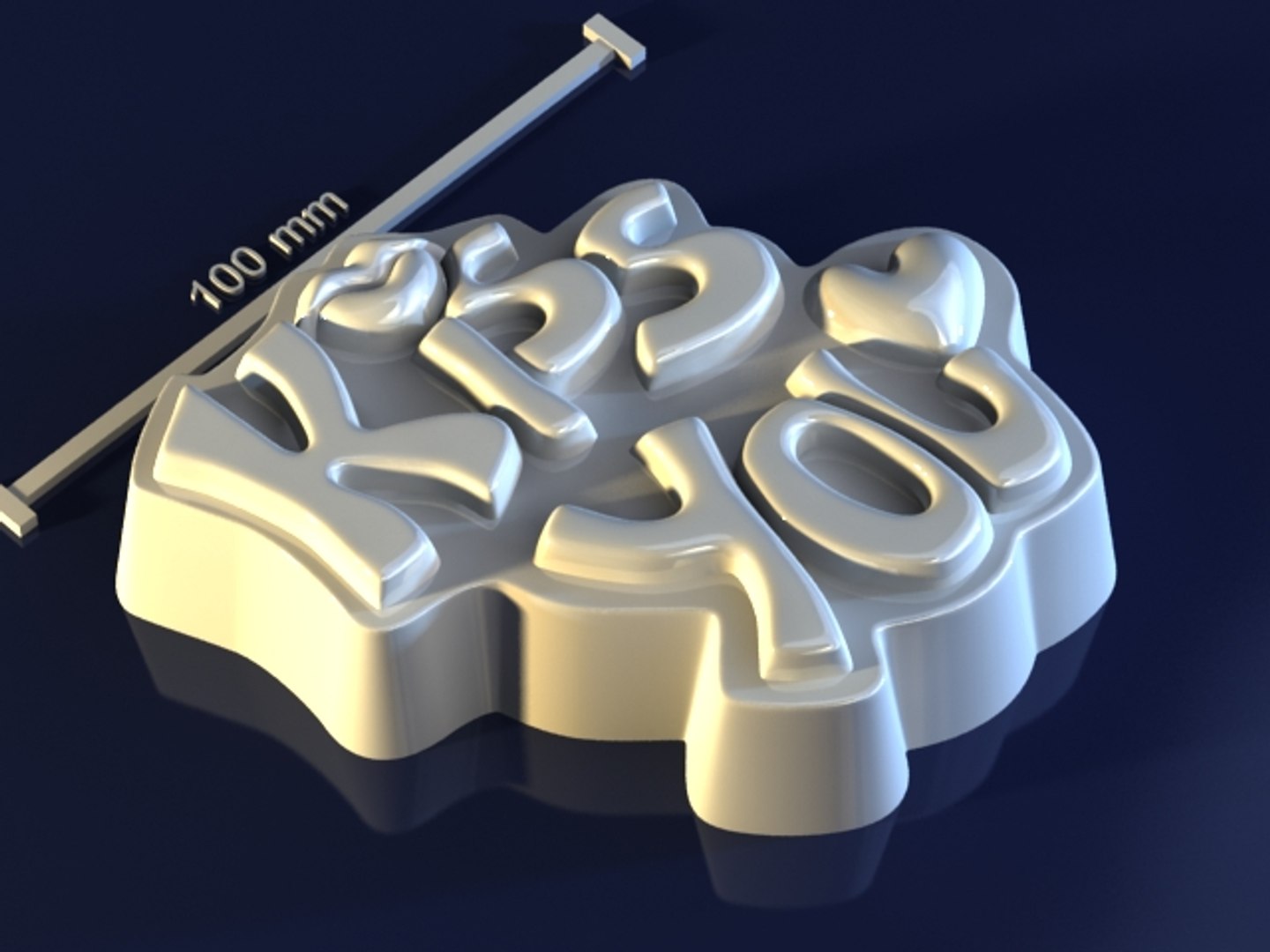 3d Max Kiss Mold Hand