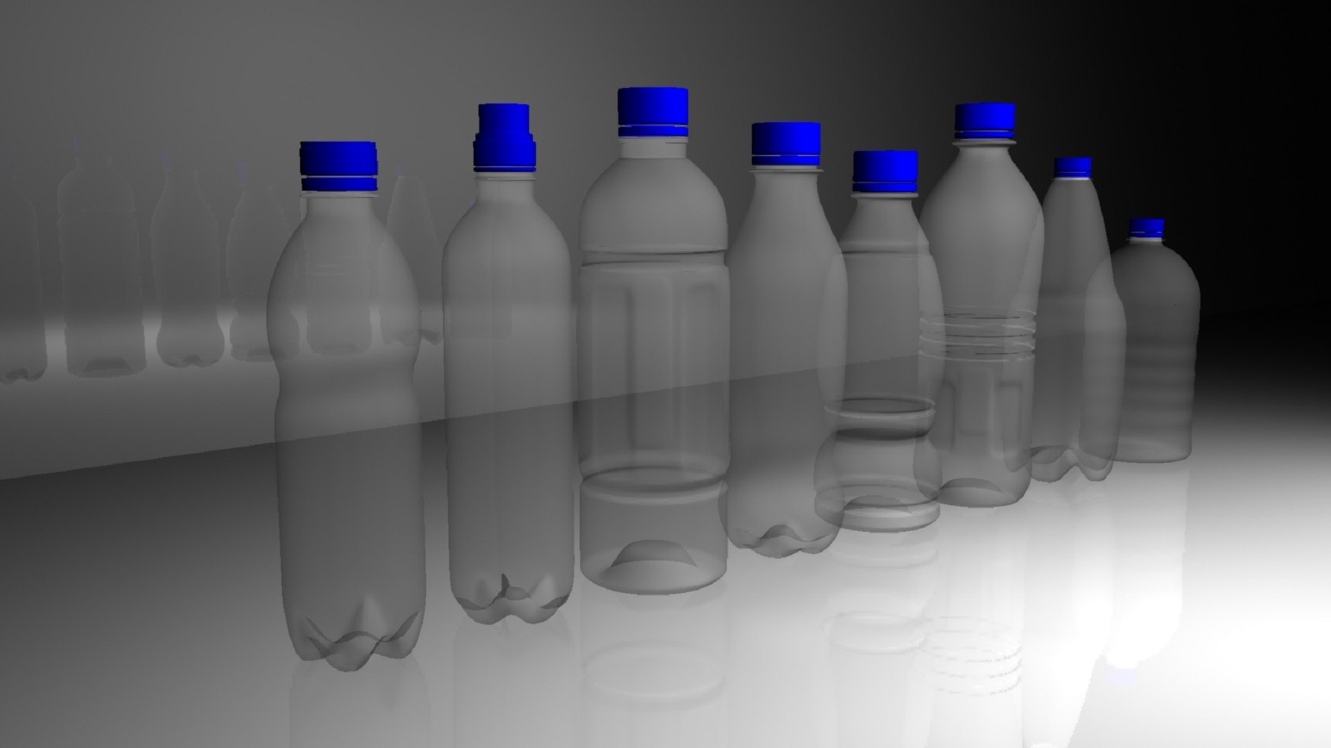 Bottle Plastic 3d Obj