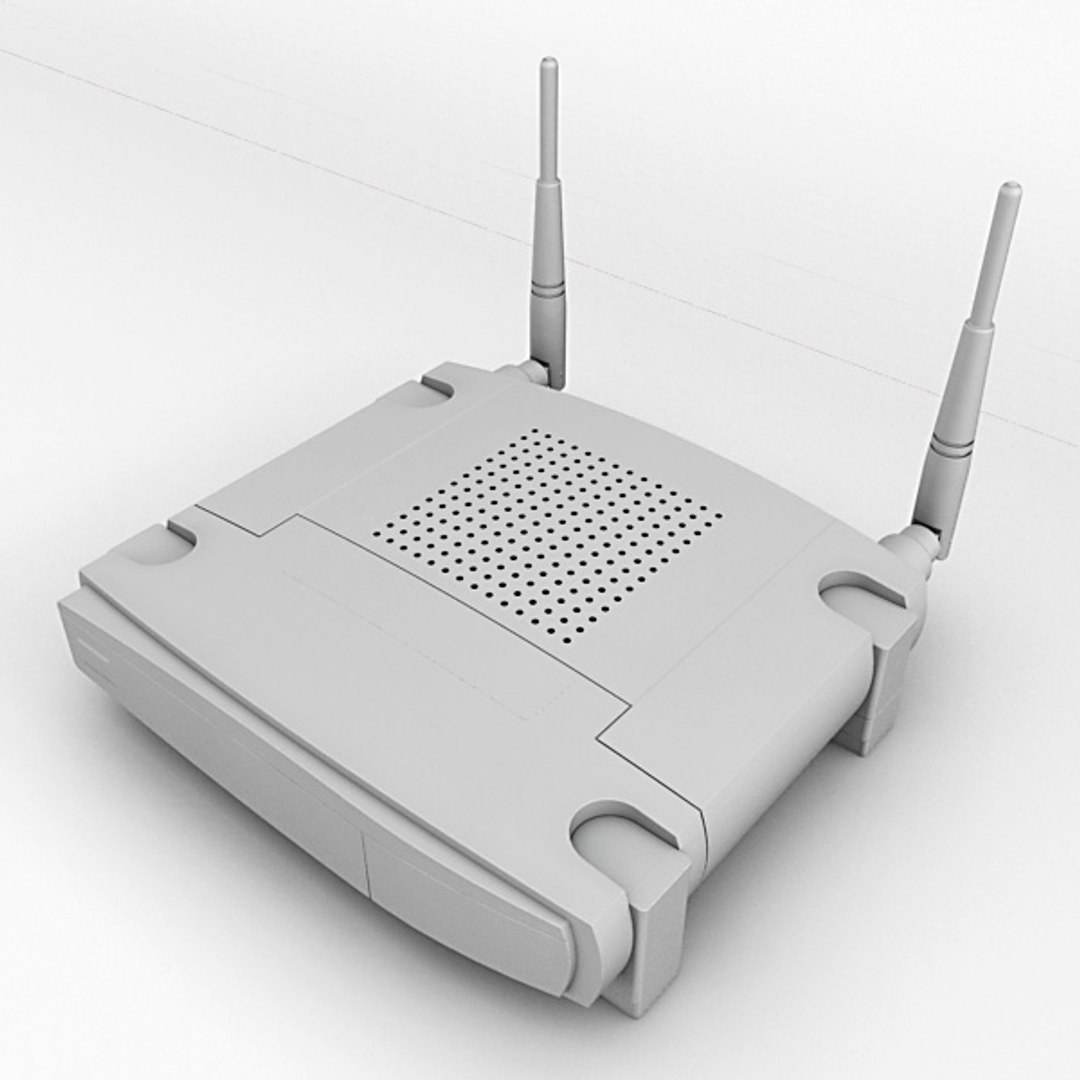 3d Linksys Broadband Router Model