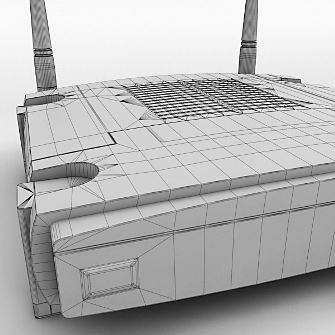 3d Linksys Broadband Router Model