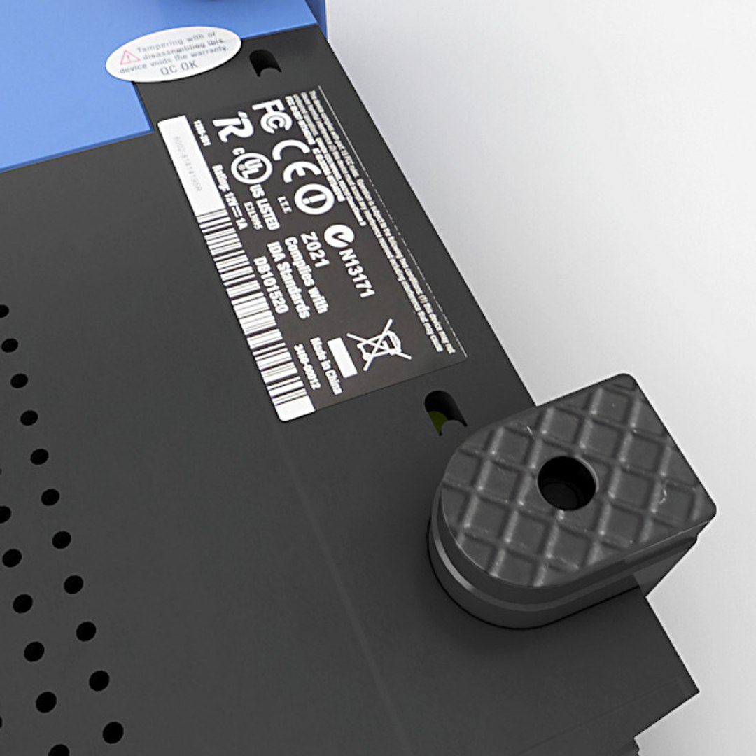 3d Linksys Broadband Router Model