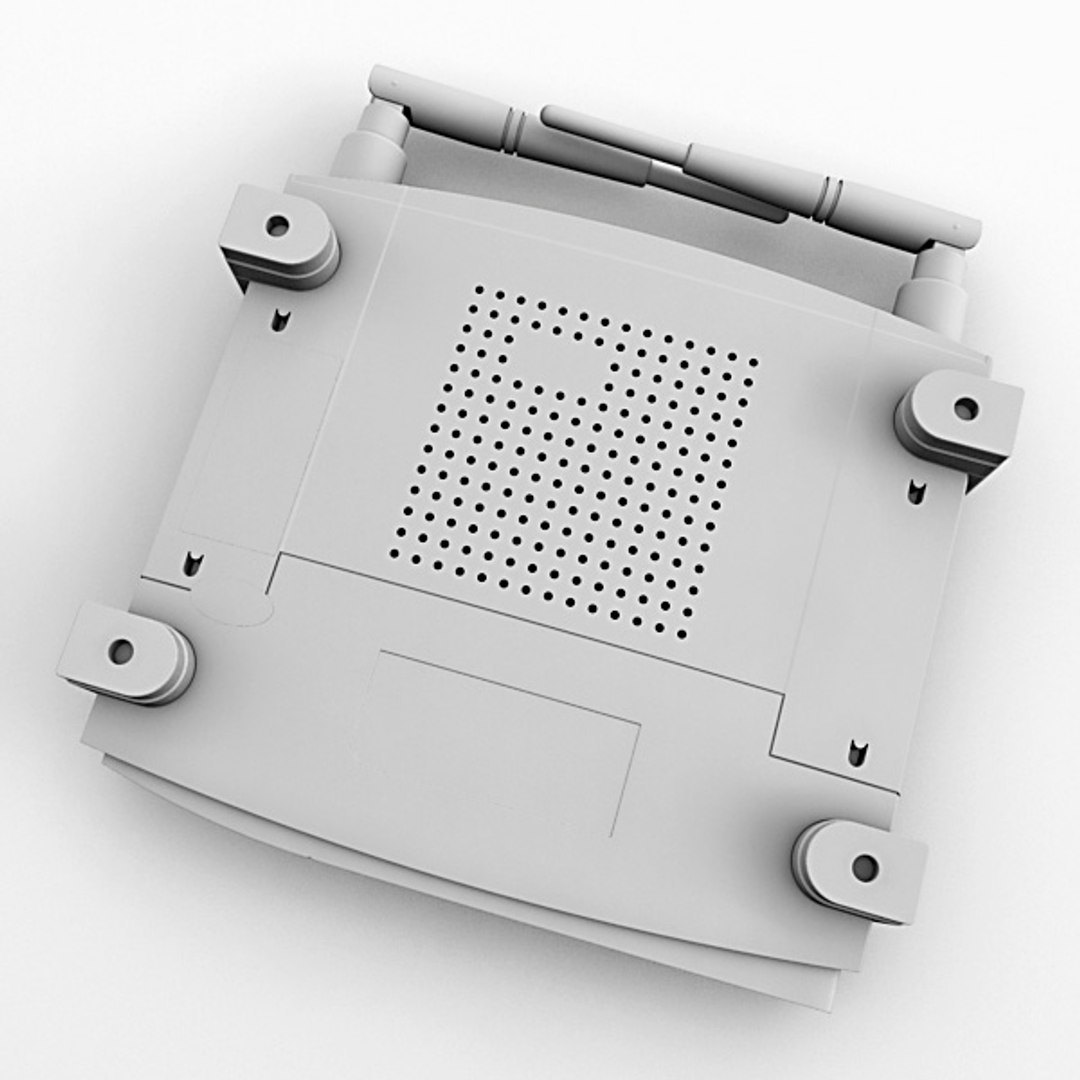 3d Linksys Broadband Router Model