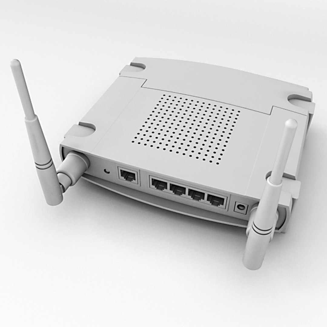 3d Linksys Broadband Router Model
