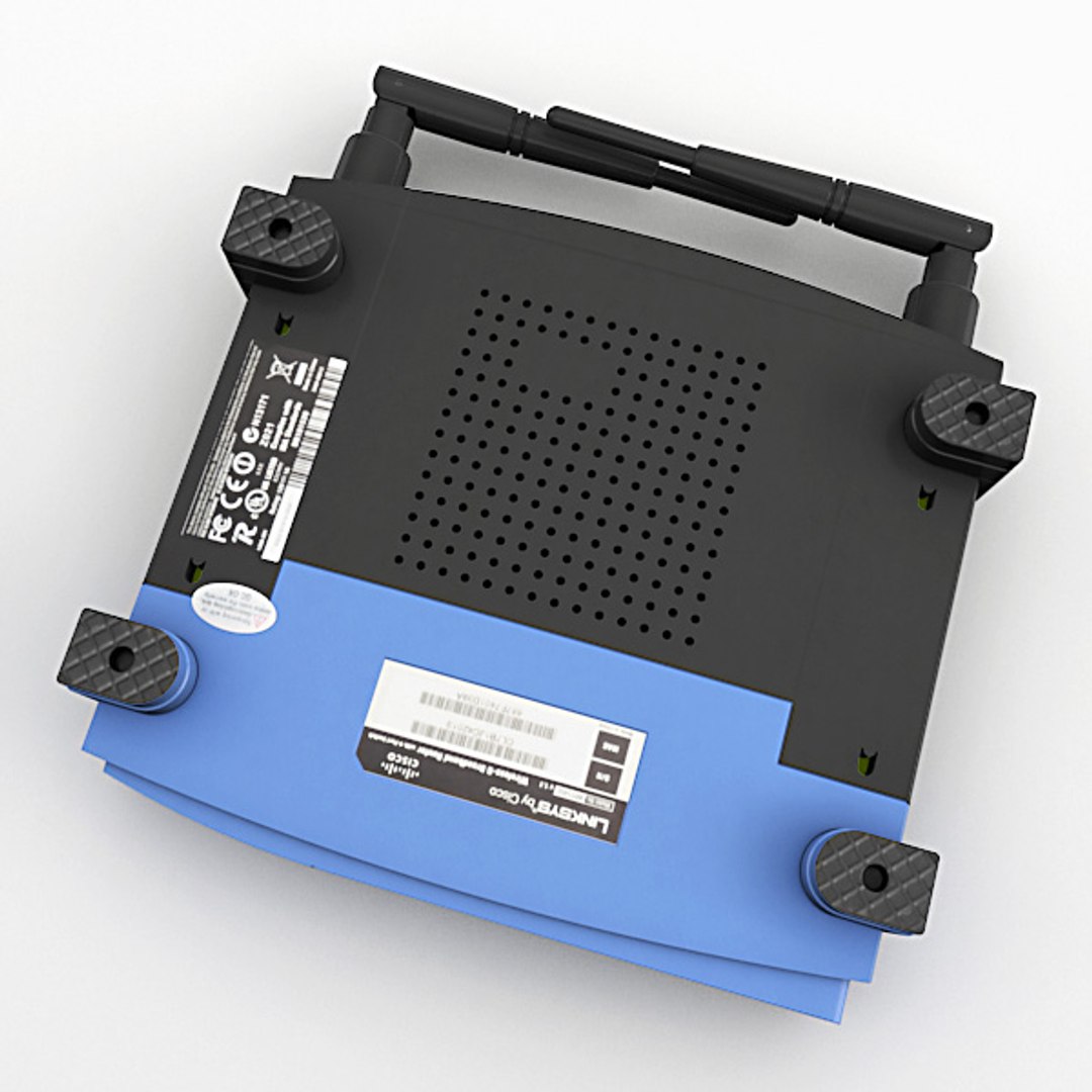 3d Linksys Broadband Router Model