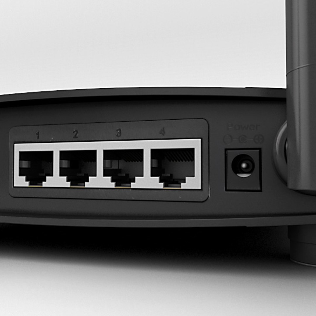 3d Linksys Broadband Router Model