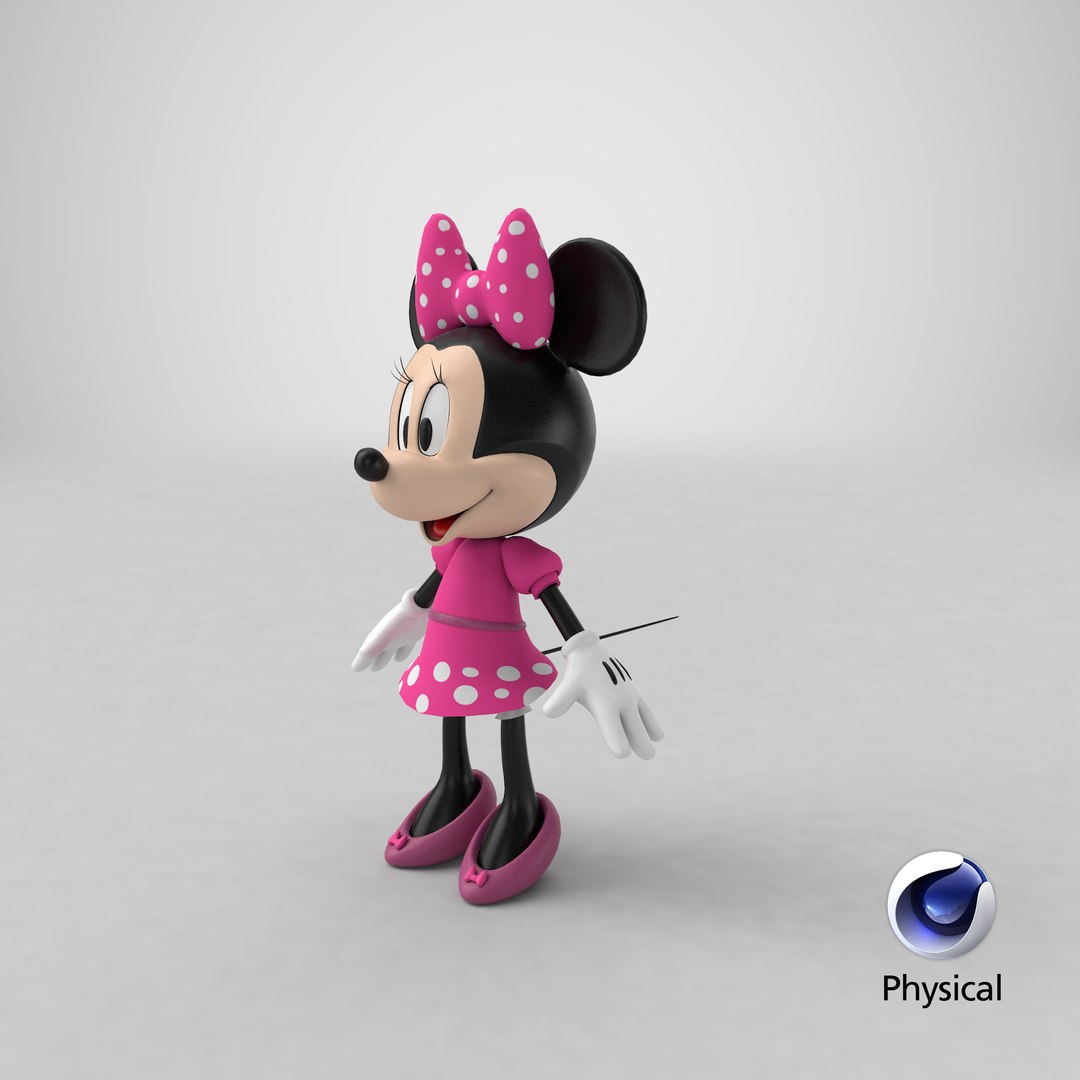 3d Model Minnie Mouse