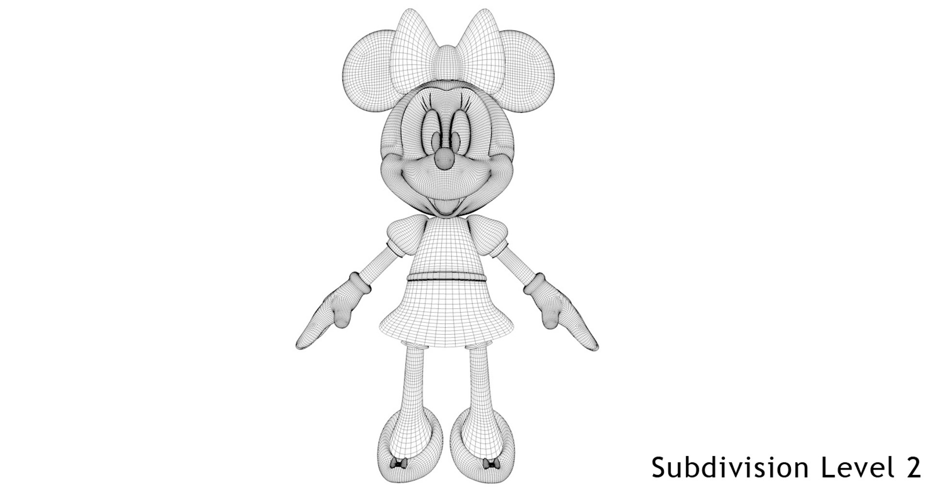 3d Model Minnie Mouse