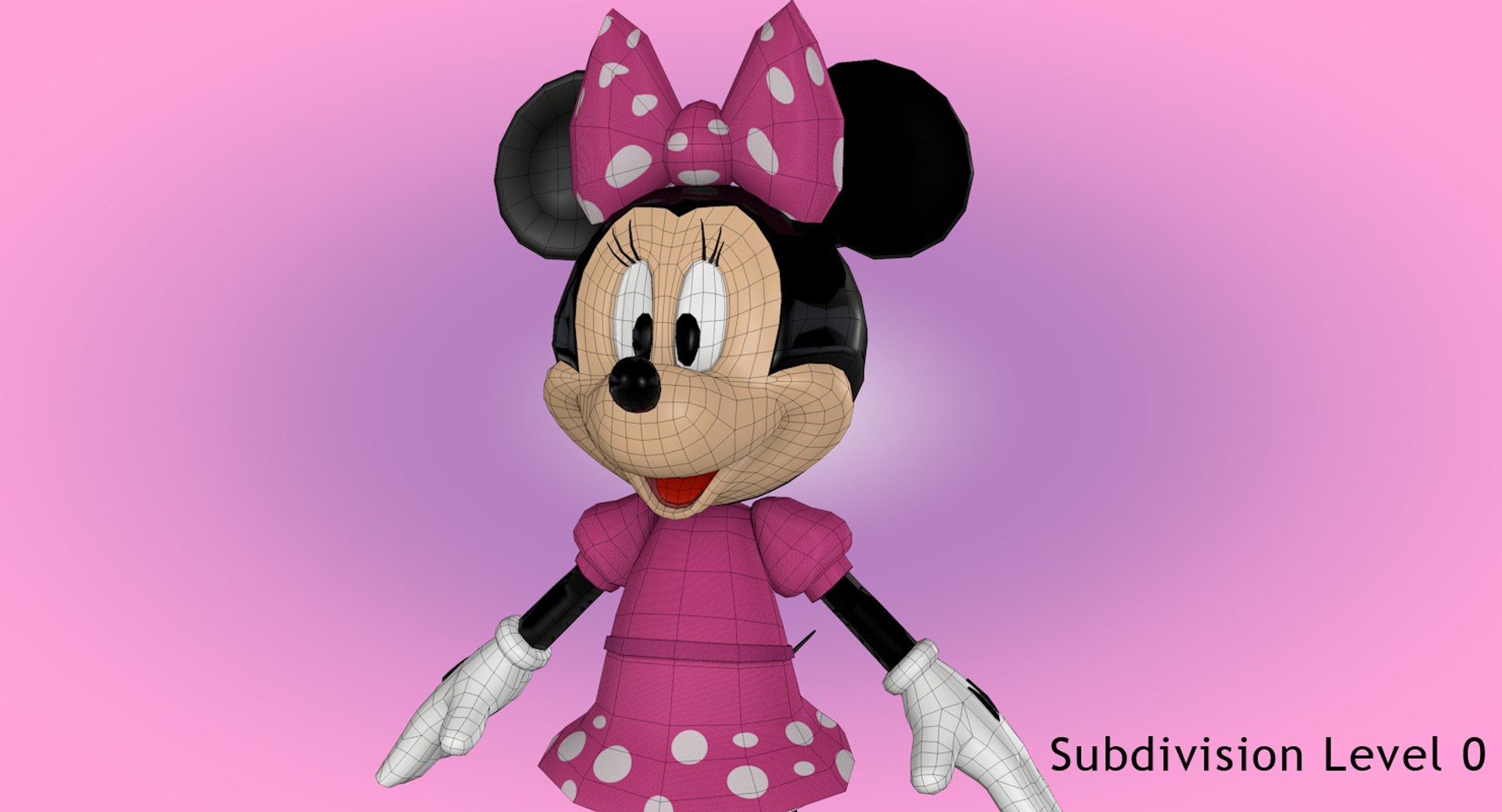 3d Model Minnie Mouse