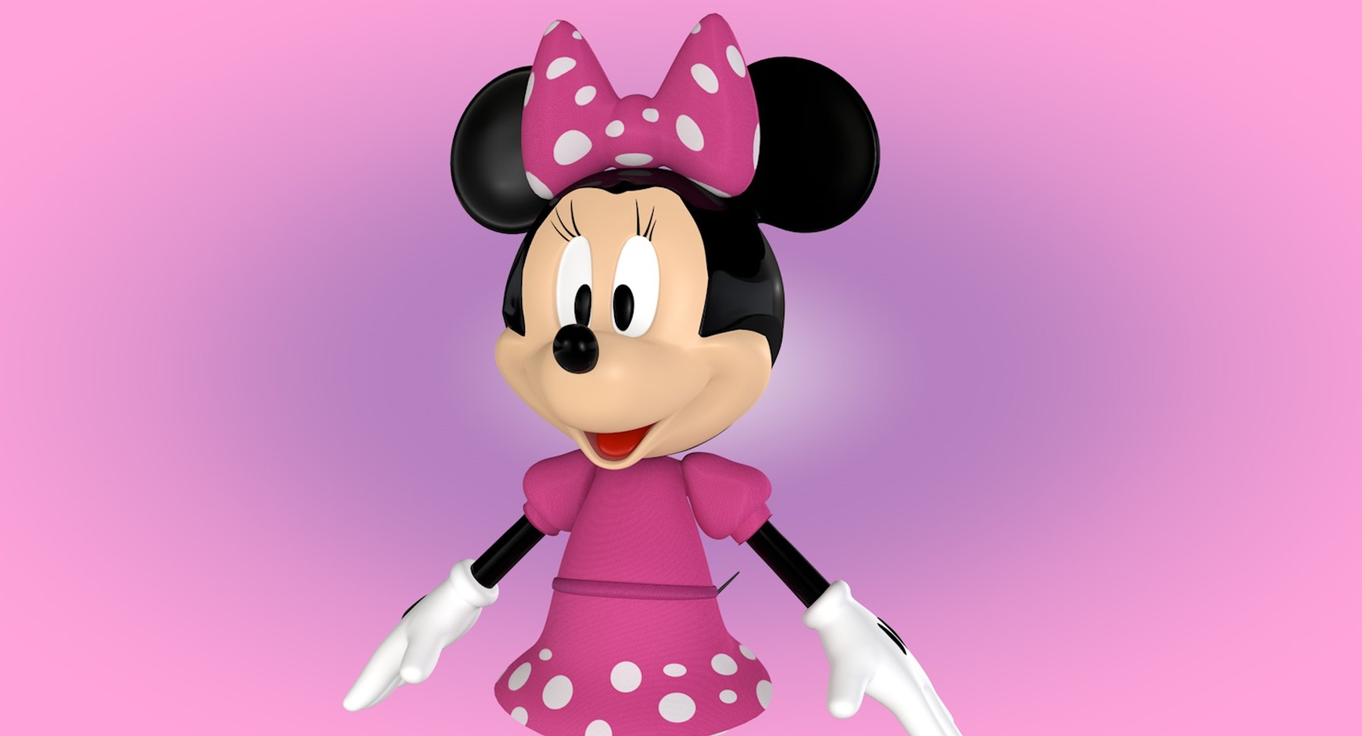 3d Model Minnie Mouse