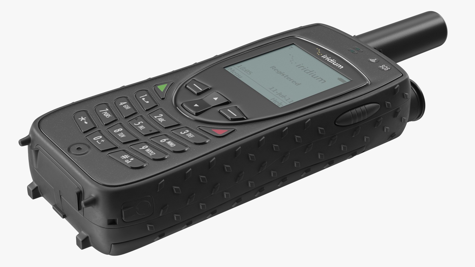 Iridium Extreme Satellite Phone Kit Black 3D Model - TurboSquid 2177925