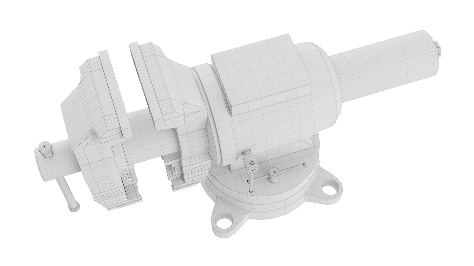 Table vise 3D model - TurboSquid 1644703