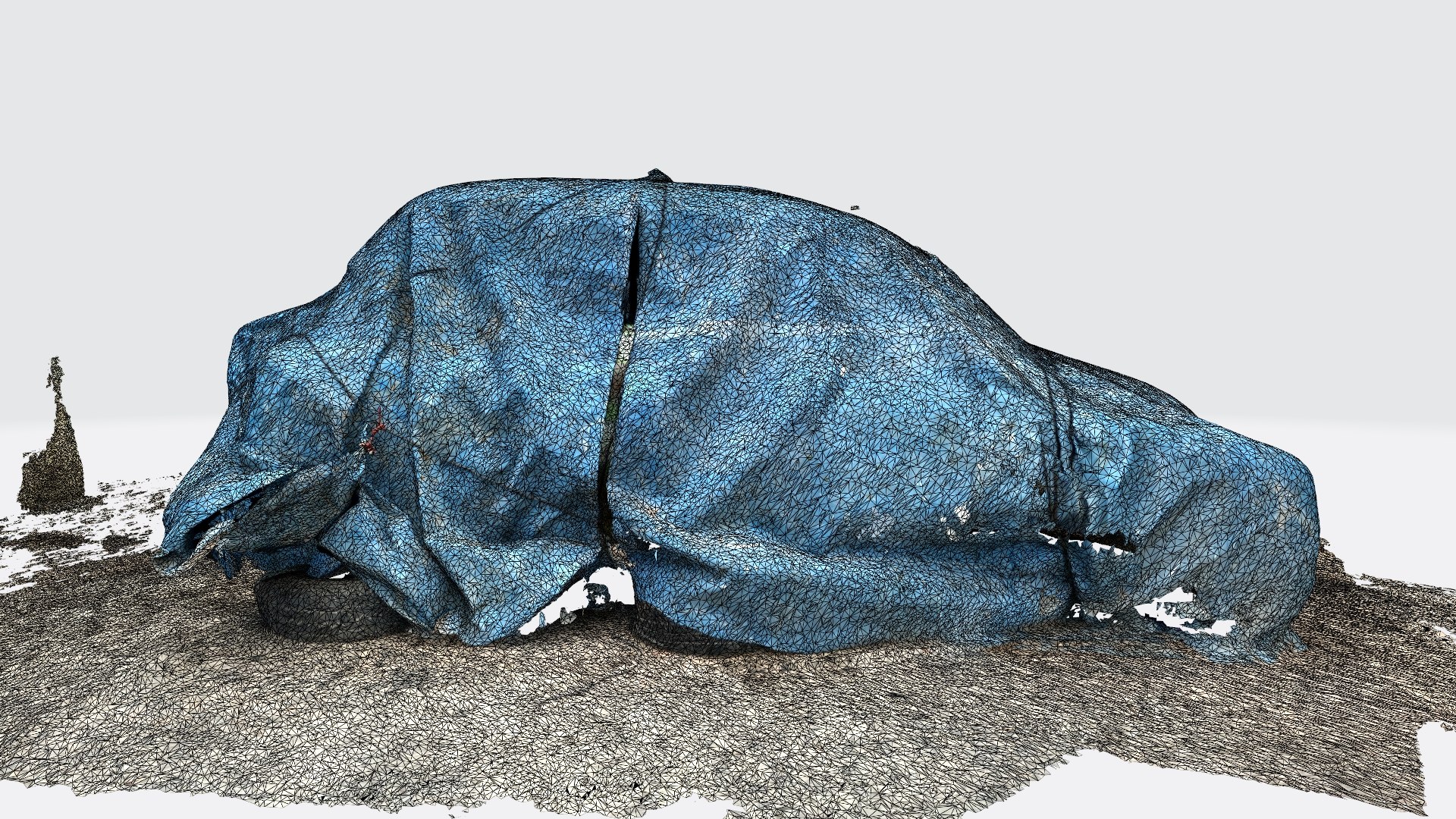 Covered Car 3D Model - TurboSquid 1970358