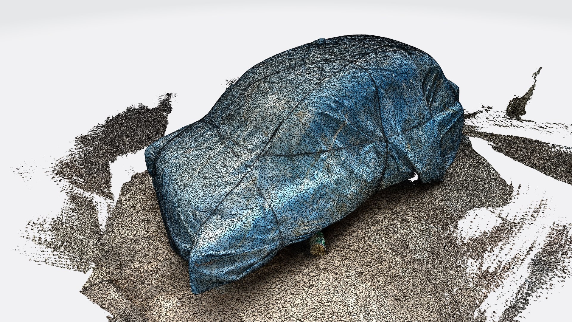 Covered Car 3D Model - TurboSquid 1970358
