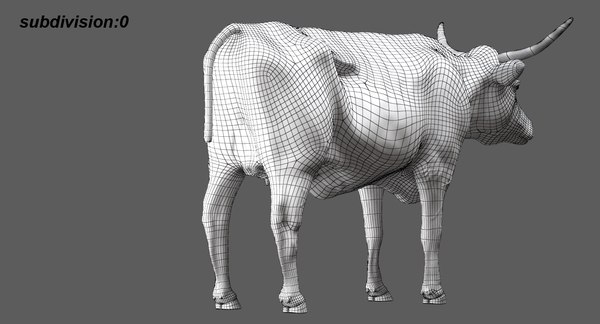 3D cow cattle livestock model - TurboSquid 1391253