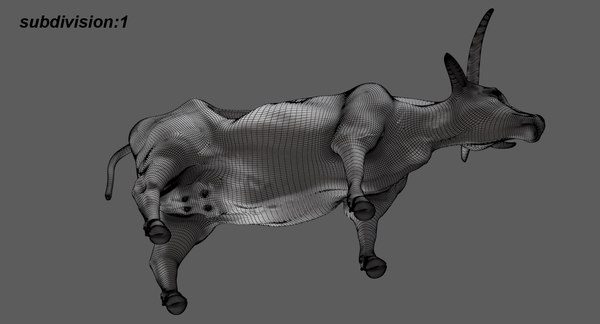 3D cow cattle livestock model - TurboSquid 1391253