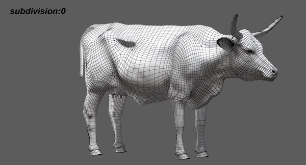 3D cow cattle livestock model - TurboSquid 1391253