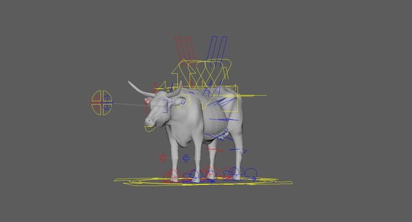 3D cow cattle livestock model - TurboSquid 1391253