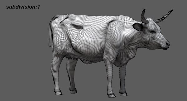 3D cow cattle livestock model - TurboSquid 1391253