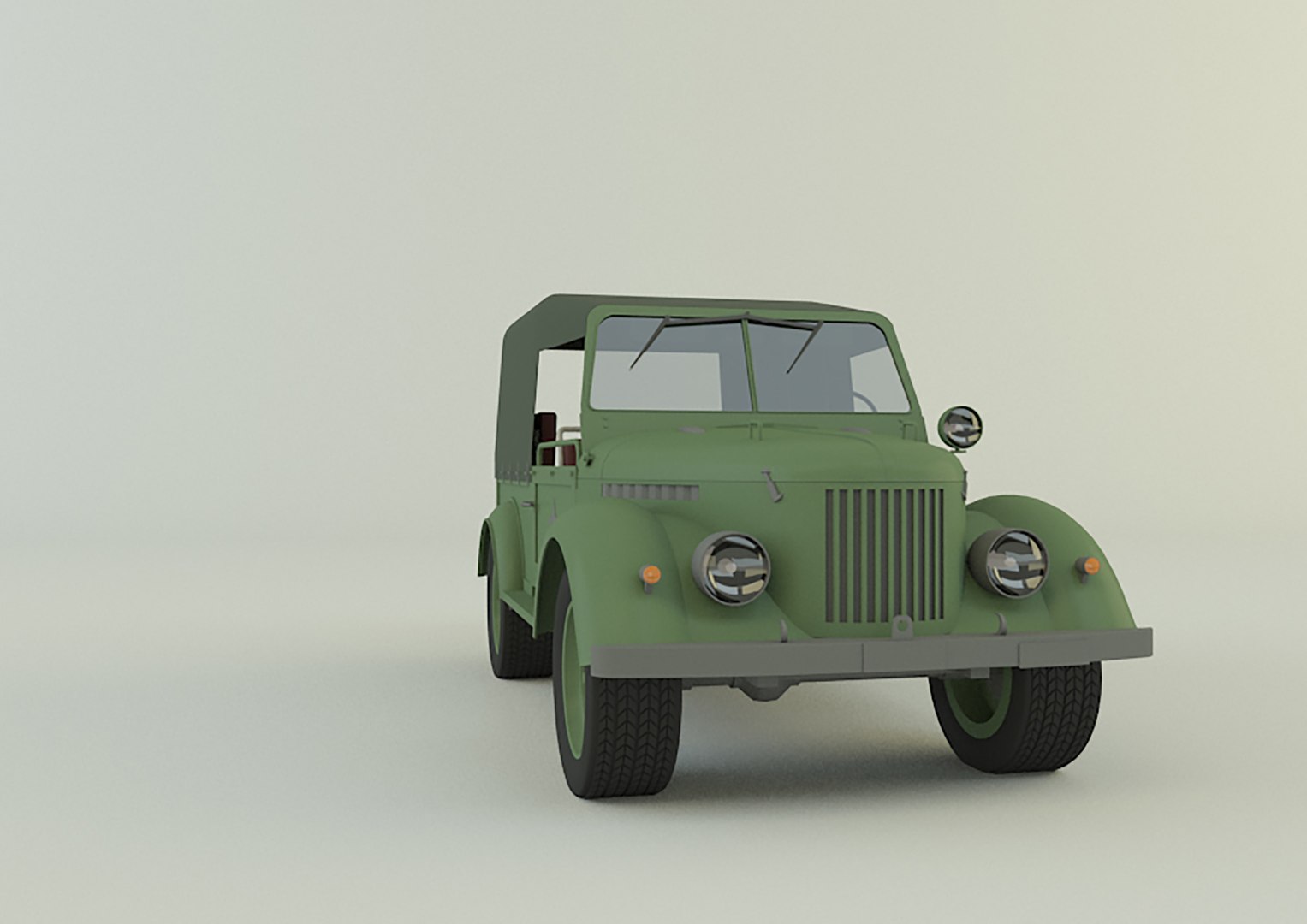 3D Soviet Off-road Vehicles GAZ-69 Model - TurboSquid 2069477