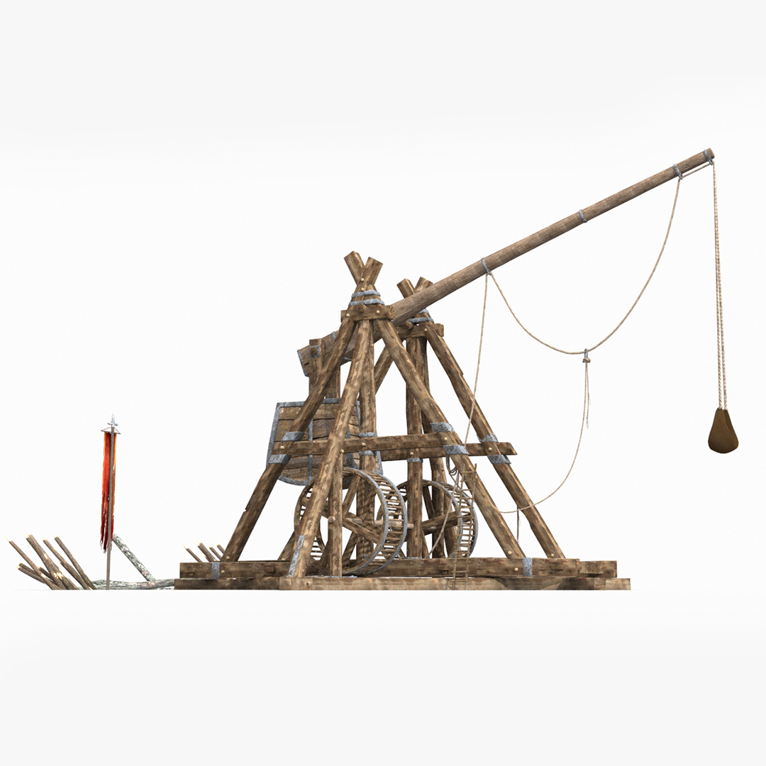 3D large ancient catapults - TurboSquid 1683392