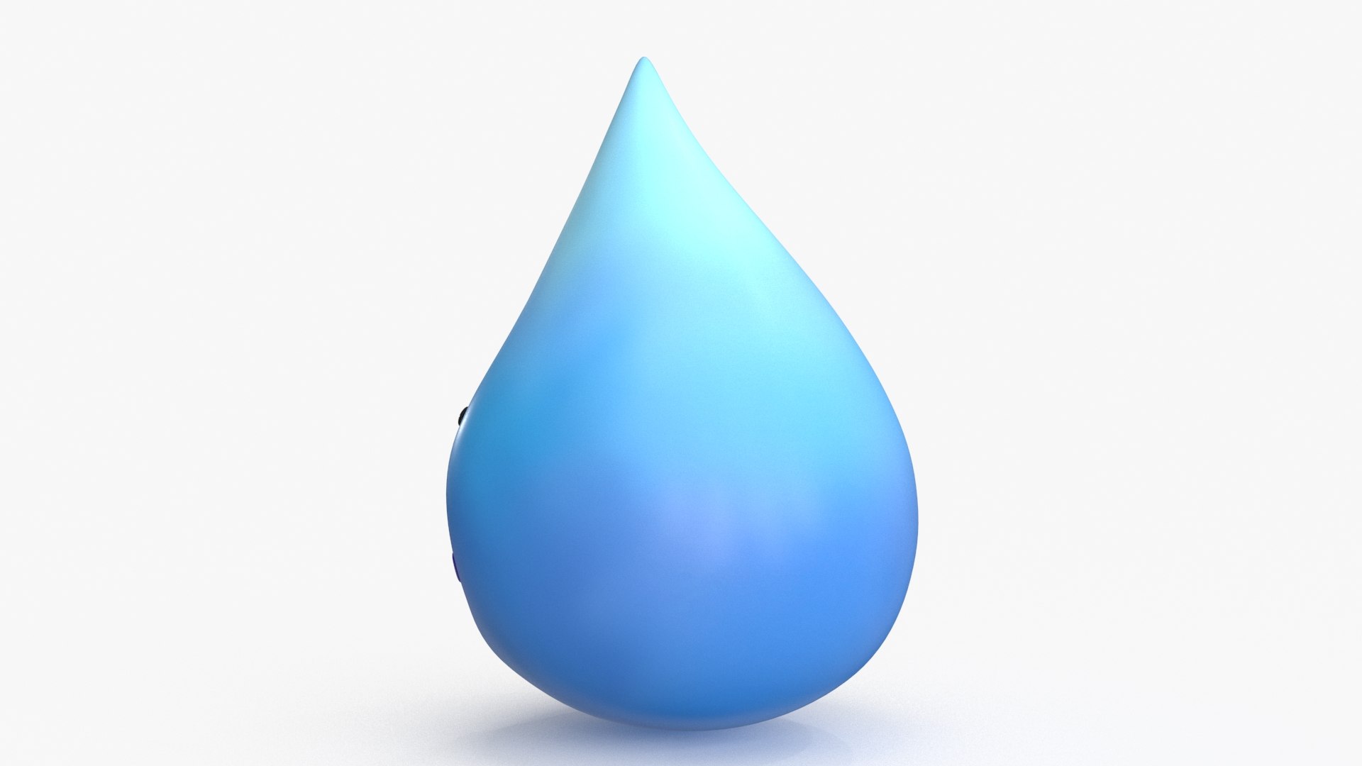 Kawaii Water Drop Model - TurboSquid 2013789