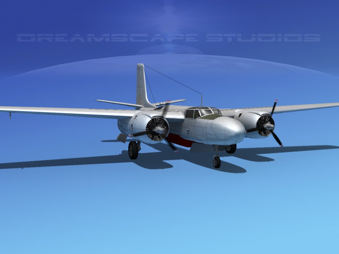 3d Model Propeller Douglas 322
