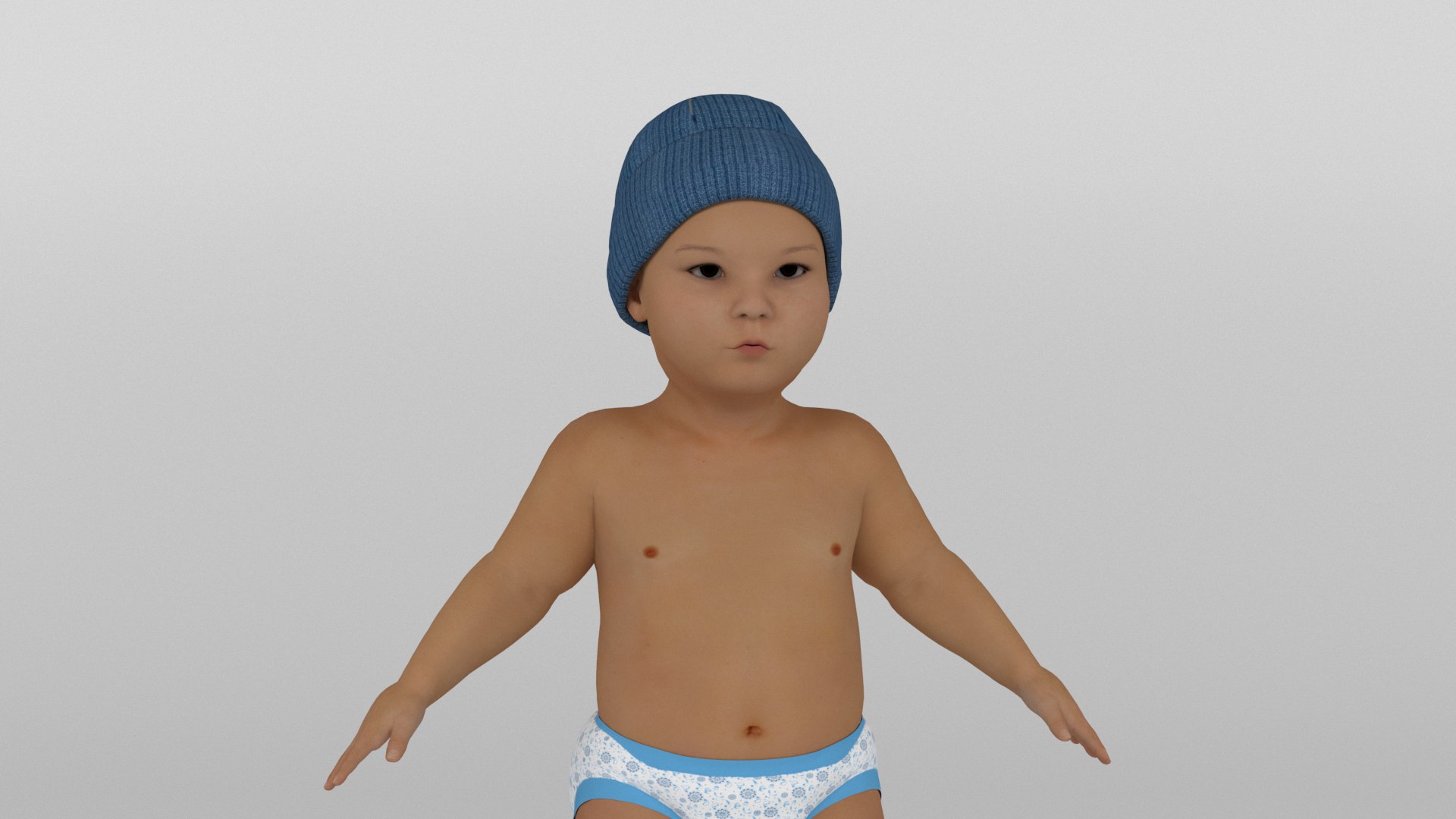 3D Toddler Model - TurboSquid 1745009