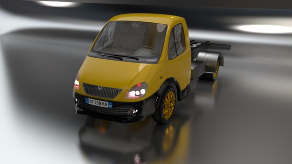 3D gaz gazel - TurboSquid 1376980