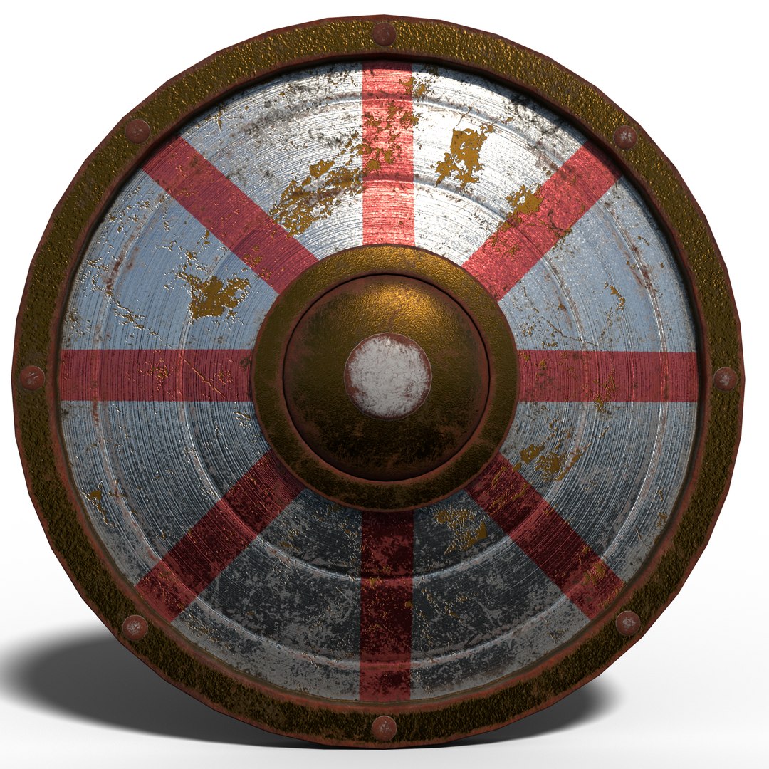 Vintage Shield Model - TurboSquid 2058612