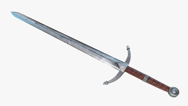 Knight Sword PBR 3D model - TurboSquid 1851214