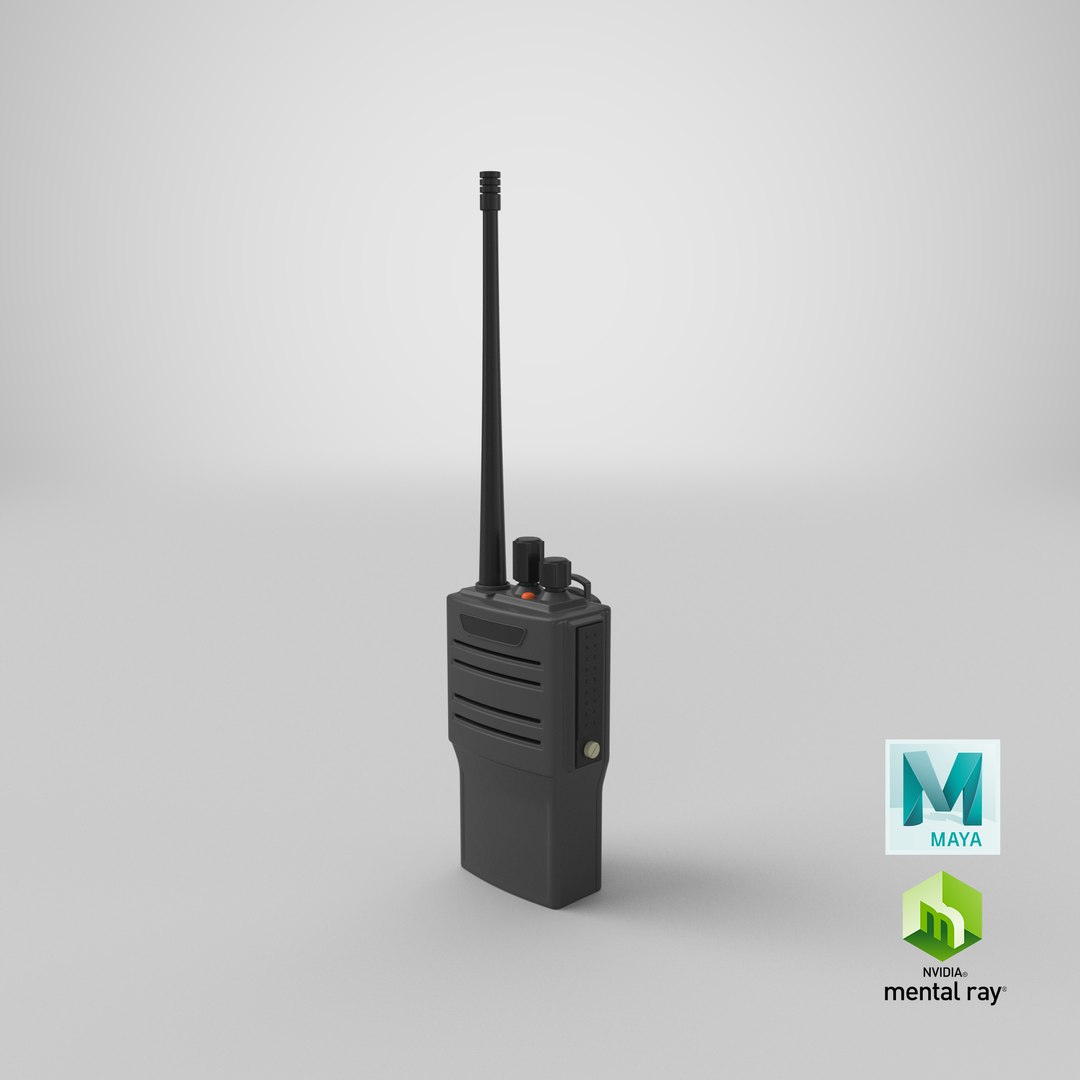 3D Walkie Talkie Model - TurboSquid 1854284
