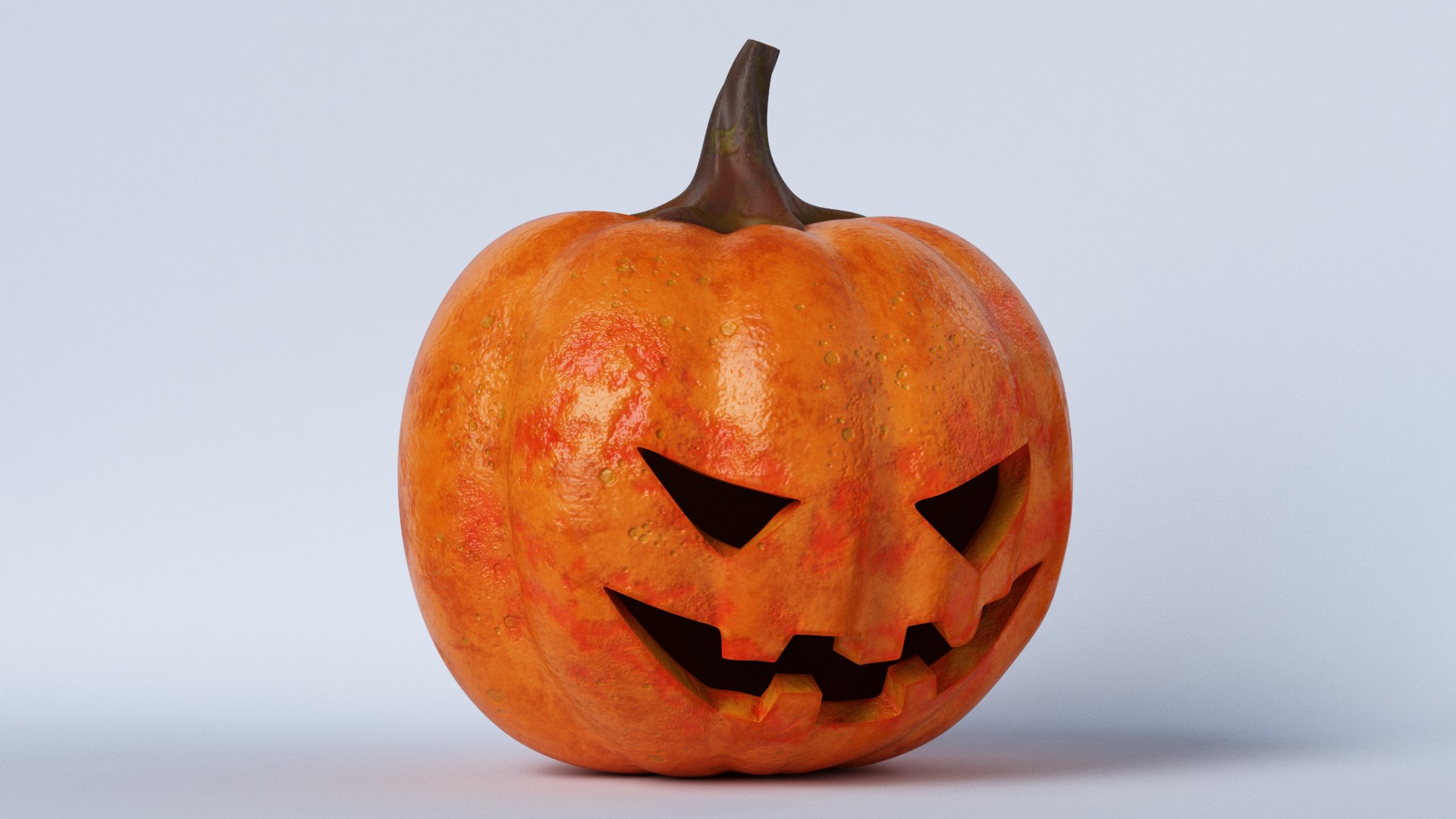 3D Pumpkin Face 02 Model - TurboSquid 1531869