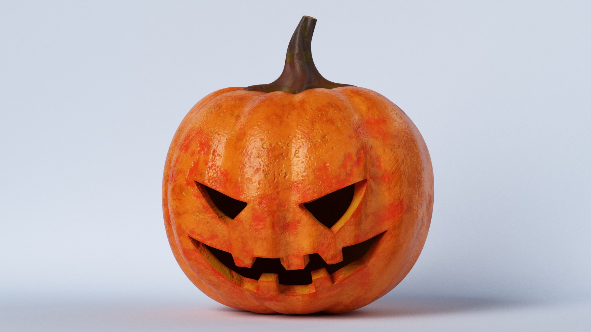 3D Pumpkin Face 02 Model - TurboSquid 1531869