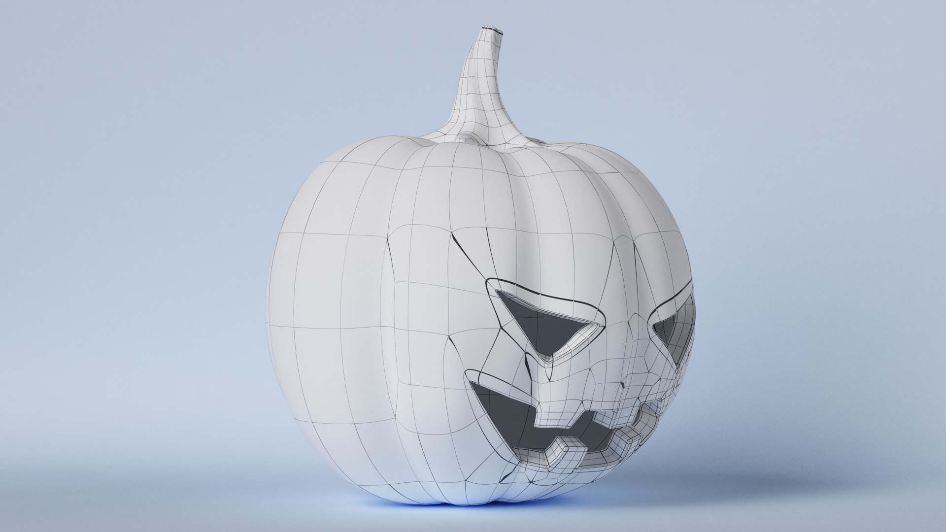 3D Pumpkin Face 02 Model - TurboSquid 1531869