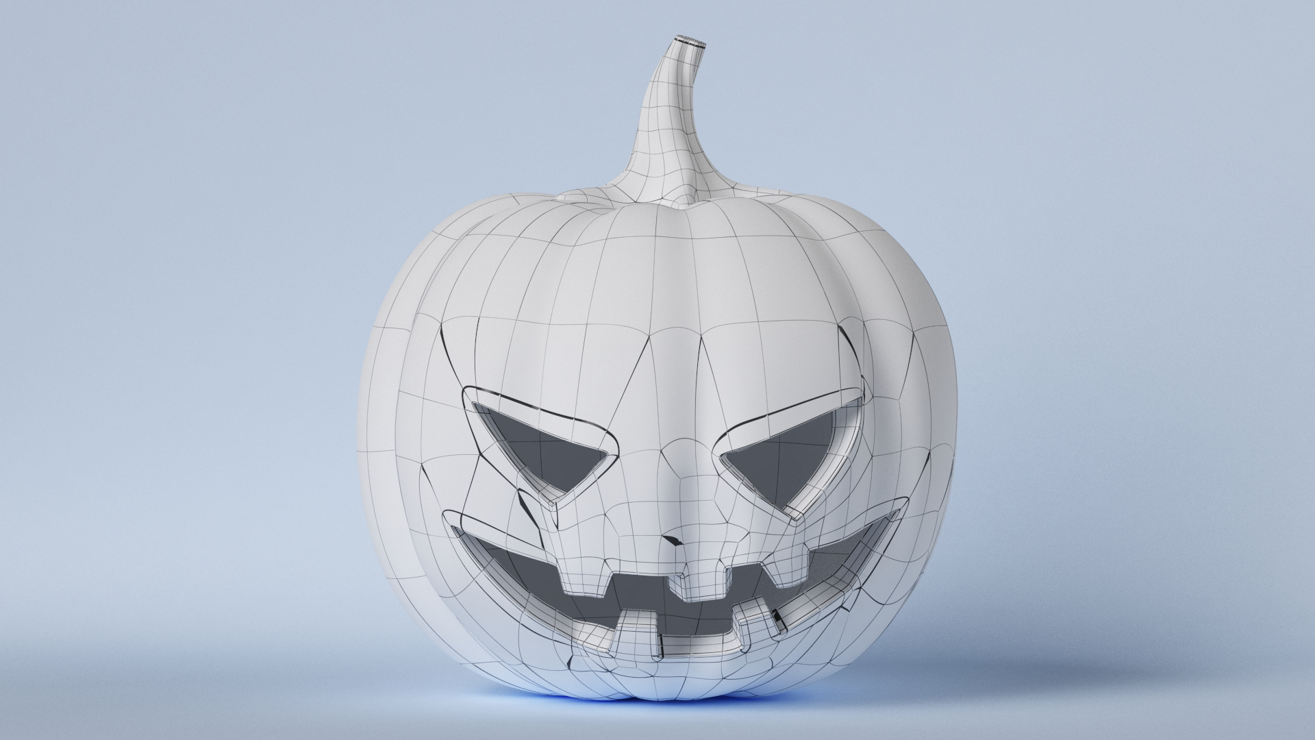 3D Pumpkin Face 02 Model - TurboSquid 1531869