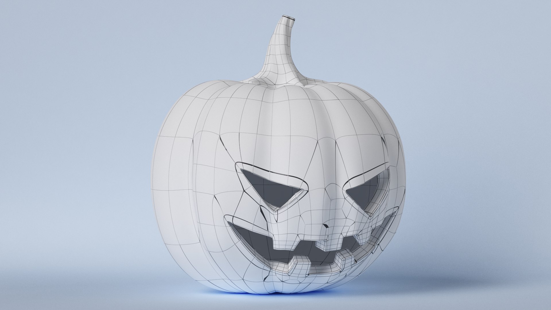 3D Pumpkin Face 02 Model - TurboSquid 1531869