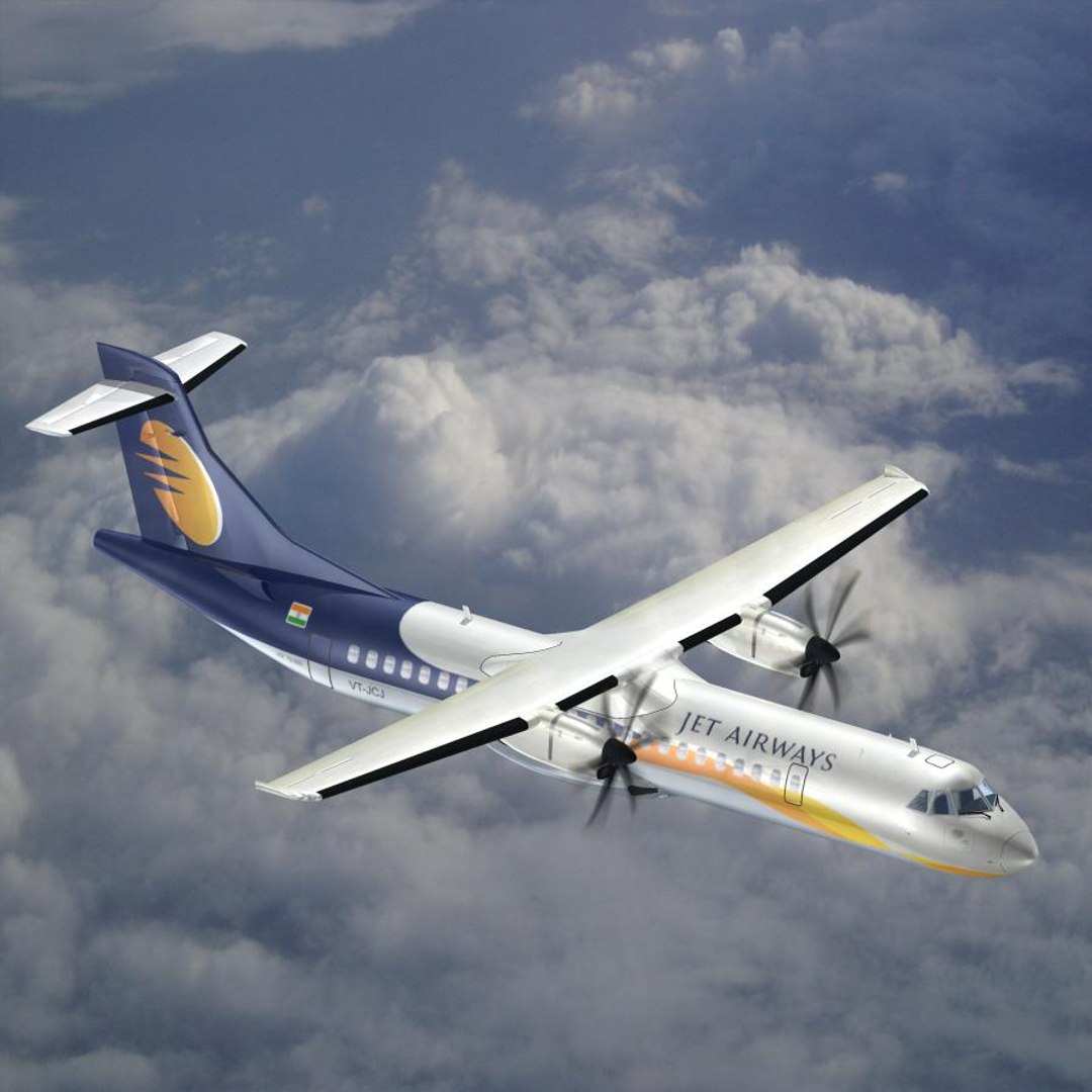 3d Atr 72-500 Jet Airways