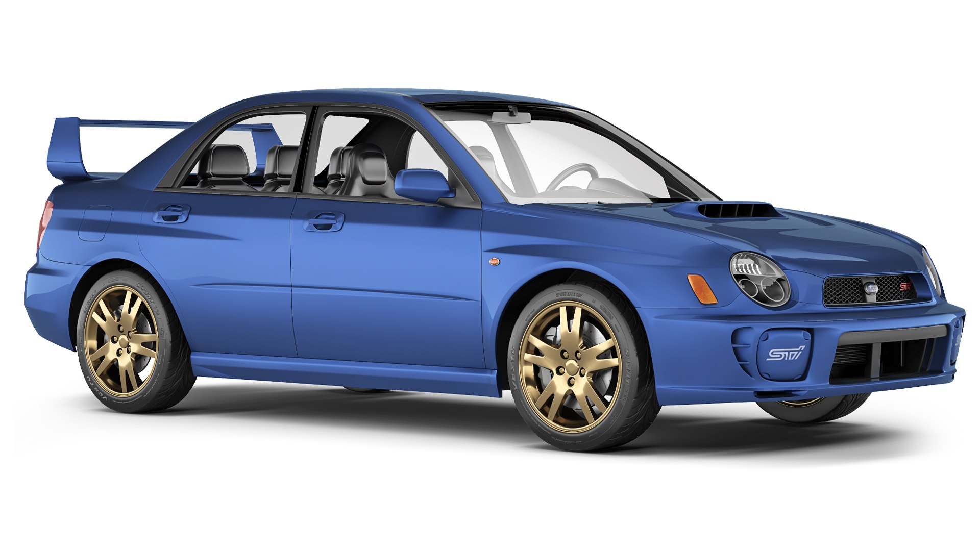 Subaru Impreza WRX STI 2001 3D Model - TurboSquid 2365245