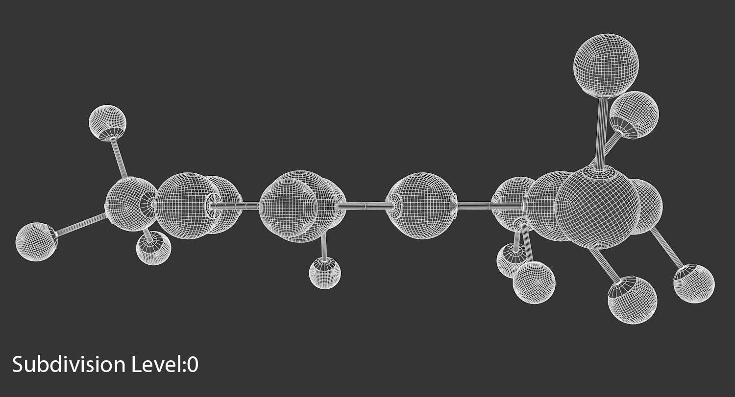Vitamin b6 pyridoxine molecule 3D model - TurboSquid 1421001