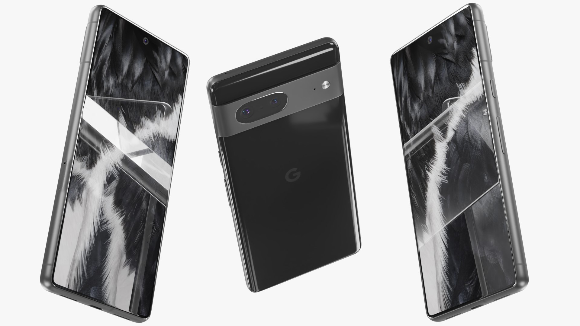 3D Google Pixel 7 Obsidian - TurboSquid 1983070