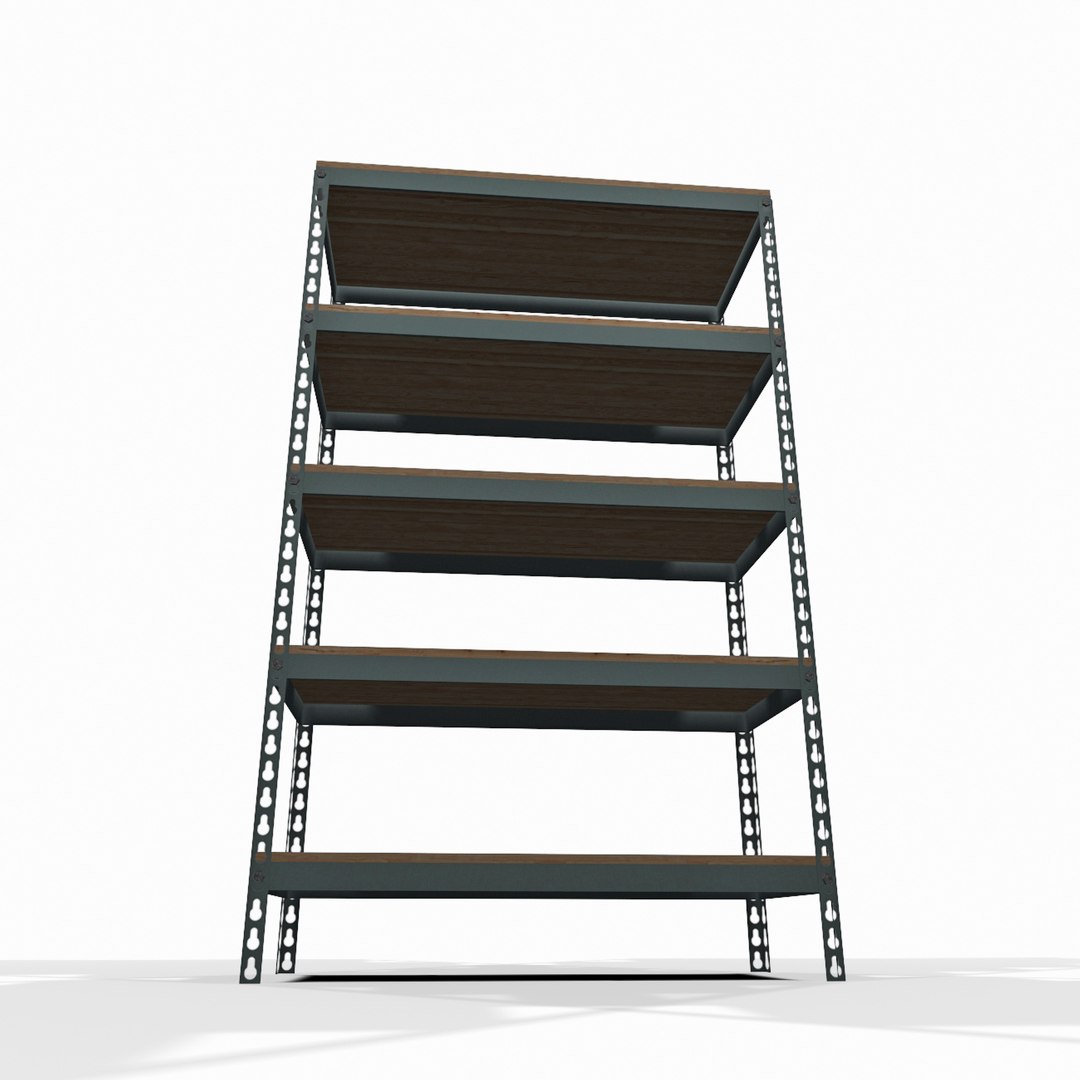3d model modular storage shelf