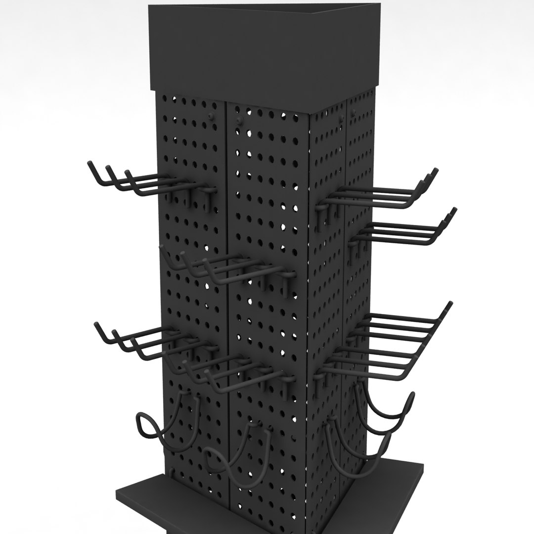 3d Pegboard Rack