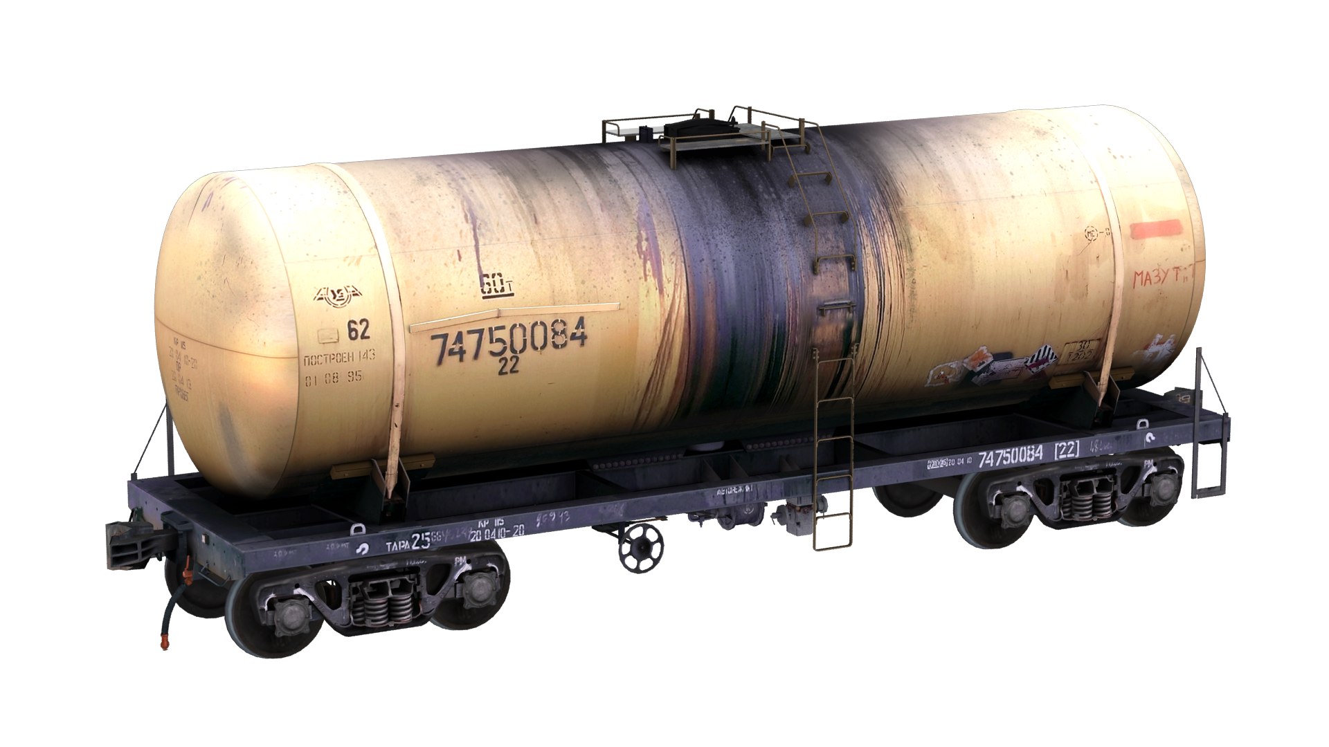 Tank car model 15-1443-06 number 7470084 3D model - TurboSquid 1797384