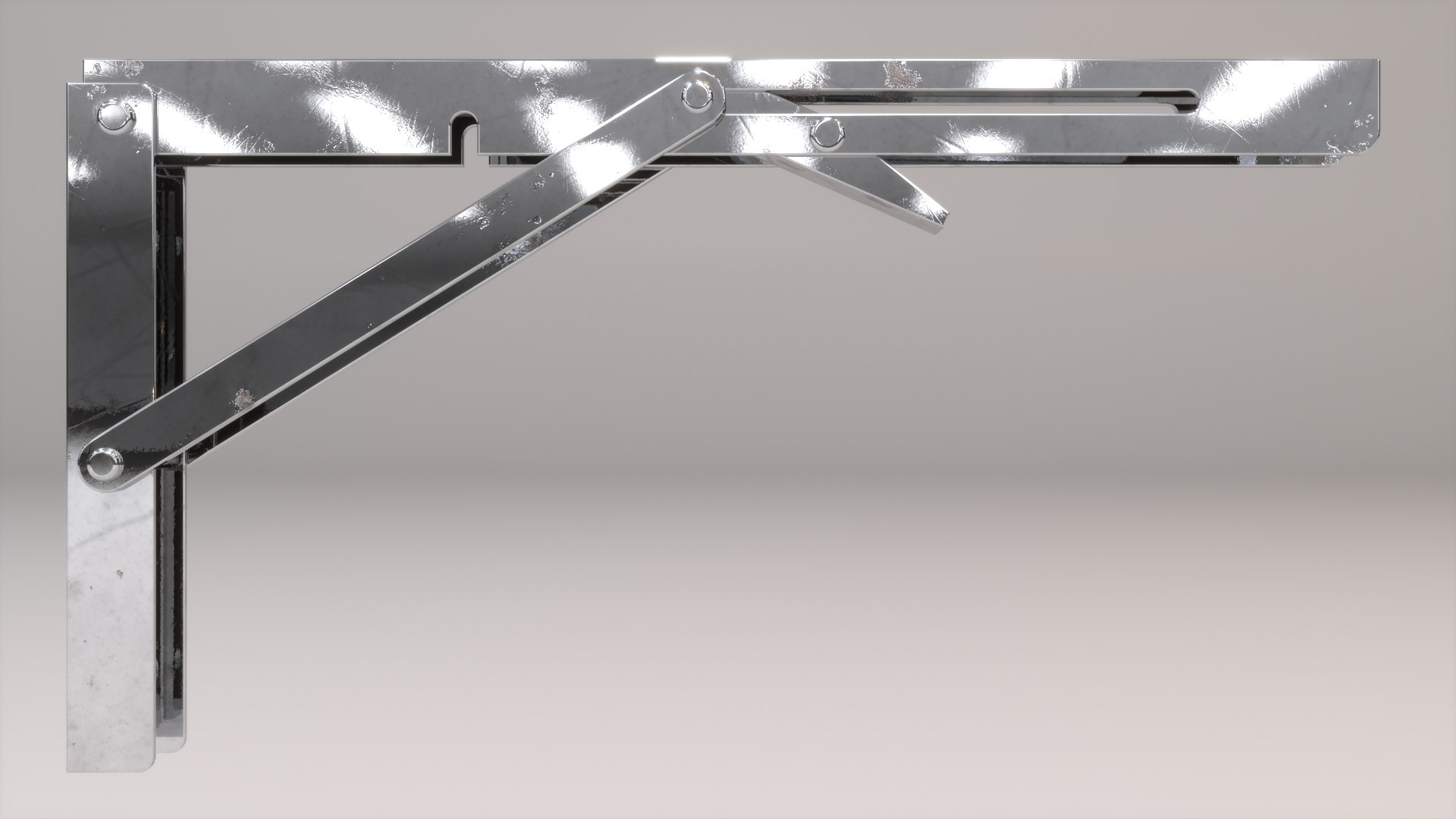 Heavy foldable stainless steel model - TurboSquid 1624162