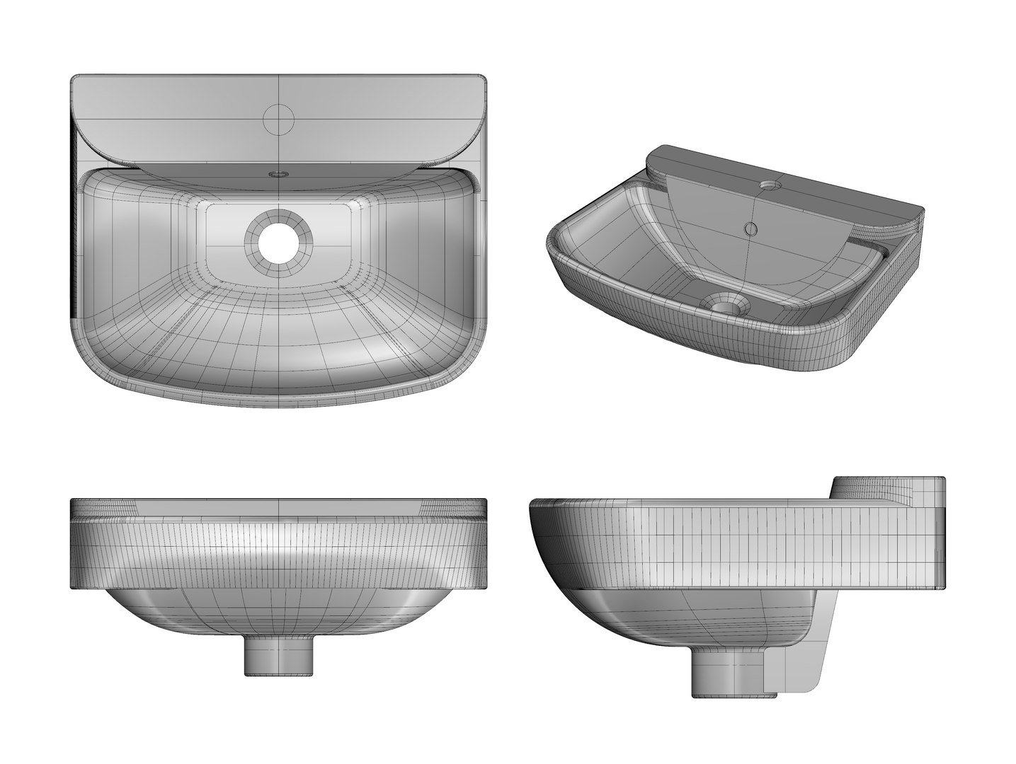 3D basin model - TurboSquid 1485909