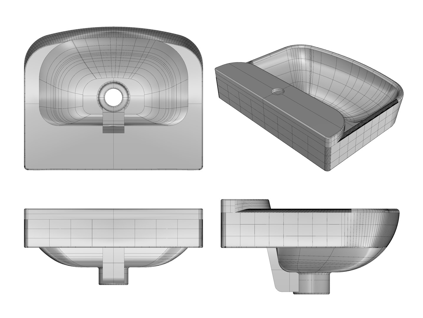 3D basin model - TurboSquid 1485909