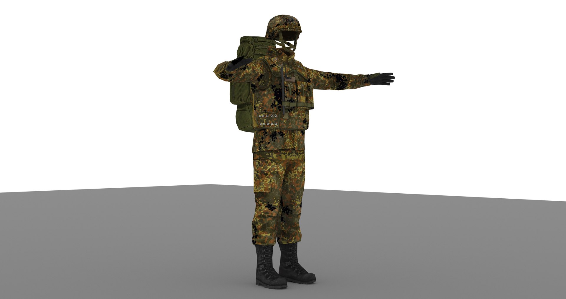 3D Military Uniform Model - TurboSquid 2115633