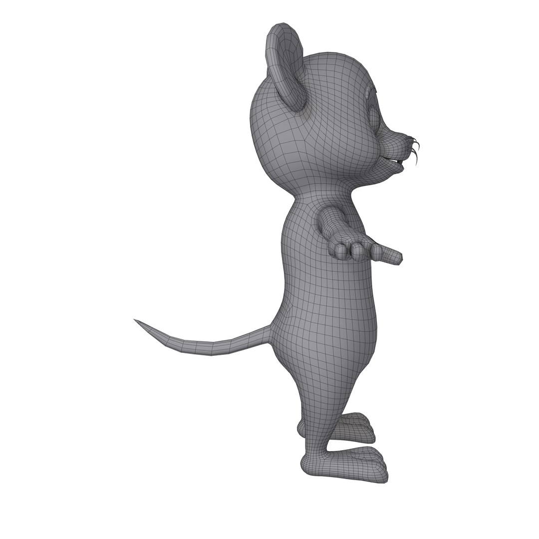3D Mouse Cartoon Model - TurboSquid 1524618