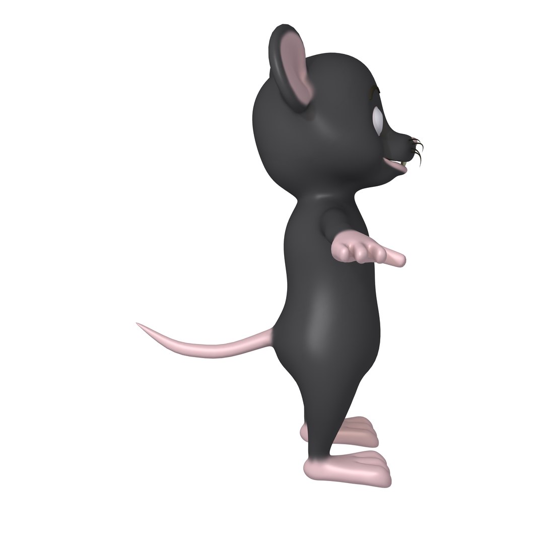 3D Mouse Cartoon Model - TurboSquid 1524618